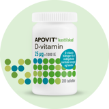 APOVIT® D-vitamin – Støt immunforsvar og knogler