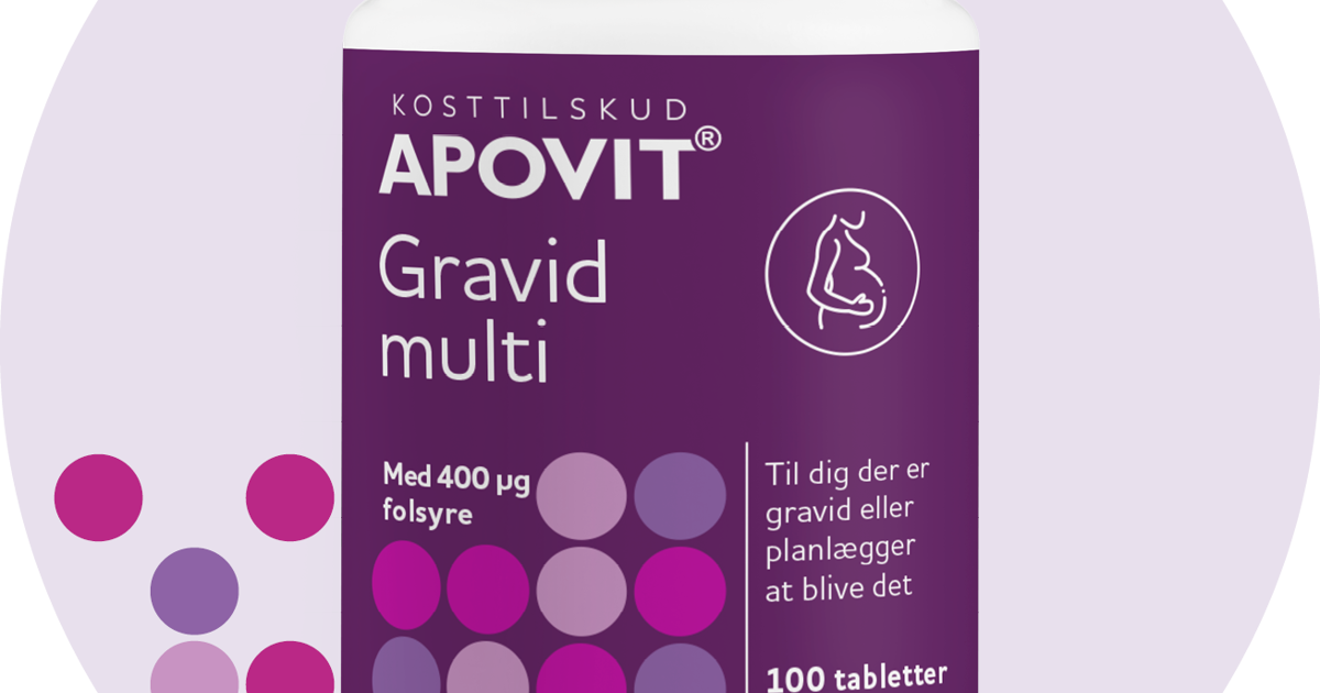 Apovit Gravid Multi – Vitaminer til gravide og kommende mødre