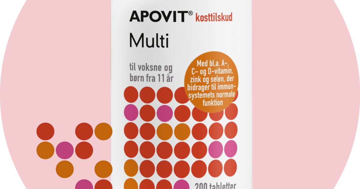 Multivitaminpiller til voksne | APOVIT® multivitamin